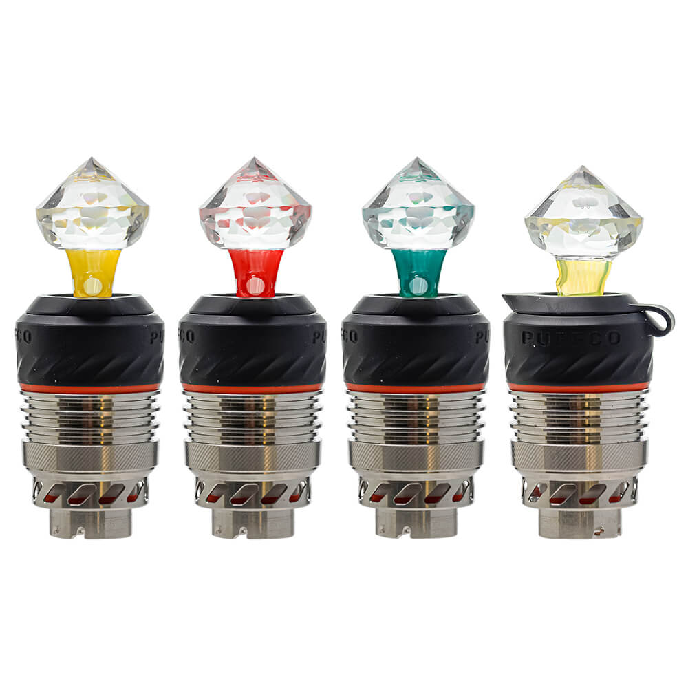 Diamond Cut Carb Cap Series For Puffco Peak Pro | Calibear – Calibear